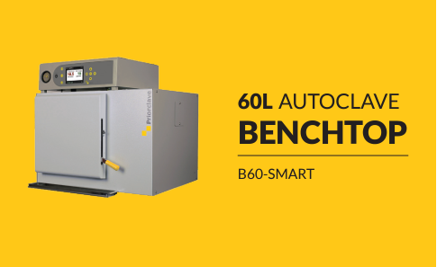 Priorclave 60L SMART Bench Top Research Grade Laboratory Autoclave - Labmode